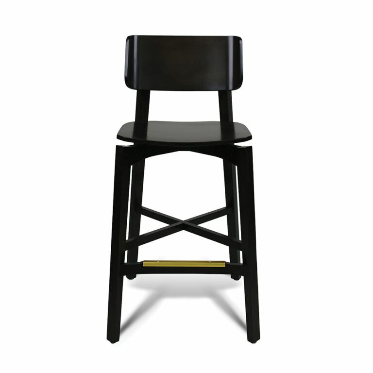 Jarl Veneer Seat Barstool - GAR Products