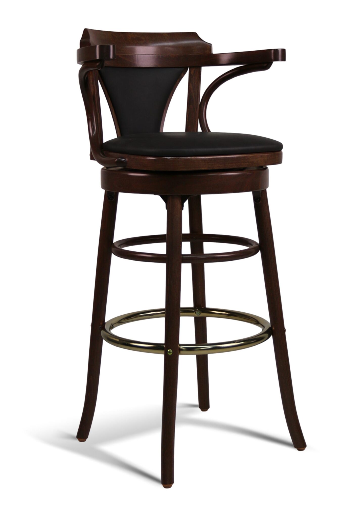 23 Padded Fan Back Swivel Barstool - GAR Products
