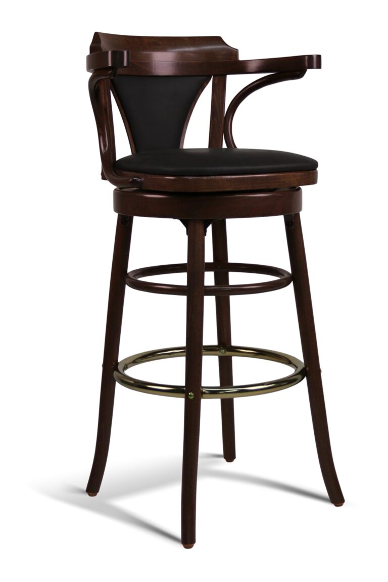 23 Padded Fan Back Swivel Barstool - GAR Products